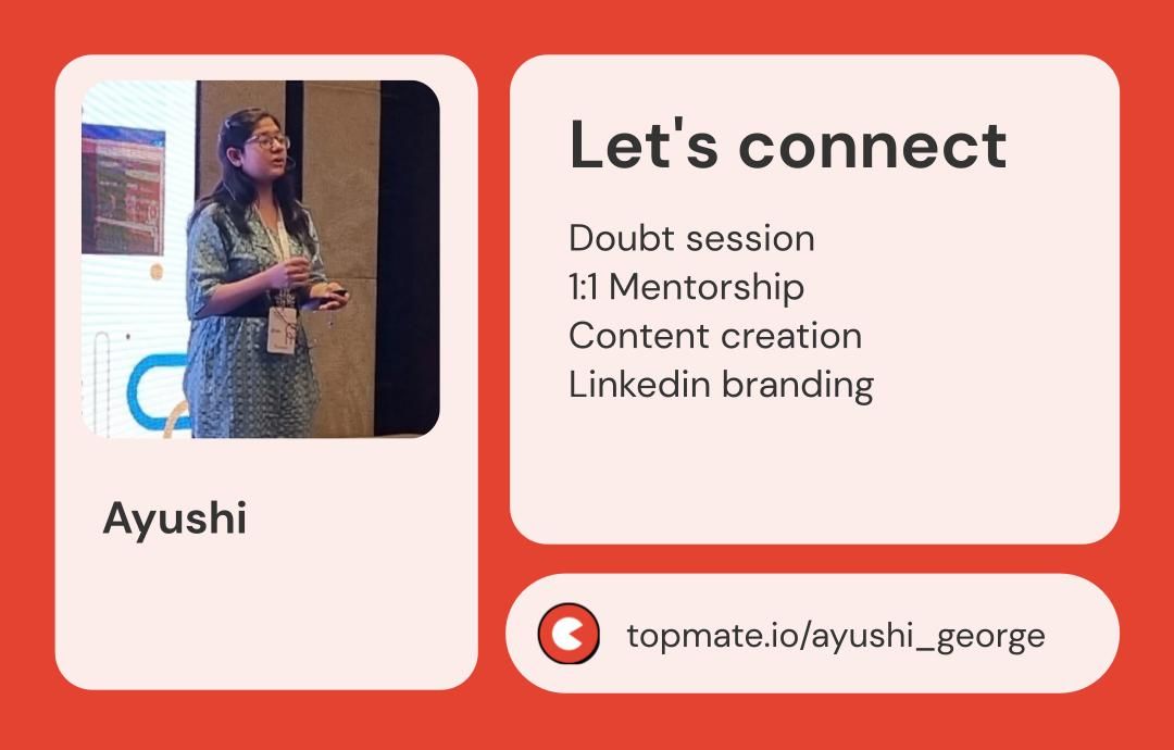 Ayushi George on LinkedIn: Hey everyone! I've been getting a lot of DMs ... Ayushi George on LinkedIn: Hey everyone! I've been getting a lot of DMs ...