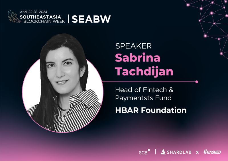 Southeast Asia Blockchain Week on LinkedIn: 🌟 Meet Sabrina Tachdjian ... Southeast Asia Blockchain Week on LinkedIn: 🌟 Meet Sabrina Tachdjian ...