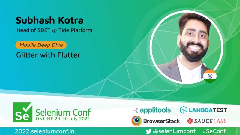 Selenium Conference (India) on LinkedIn: Glitter with Flutter by ... Selenium Conference (India) on LinkedIn: Glitter with Flutter by ...