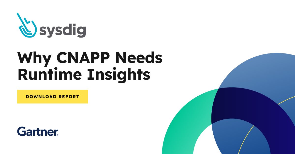 Sysdig on LinkedIn: Gartner Market Guide for Cloud-Native Application ... Sysdig on LinkedIn: Gartner Market Guide for Cloud-Native Application ...