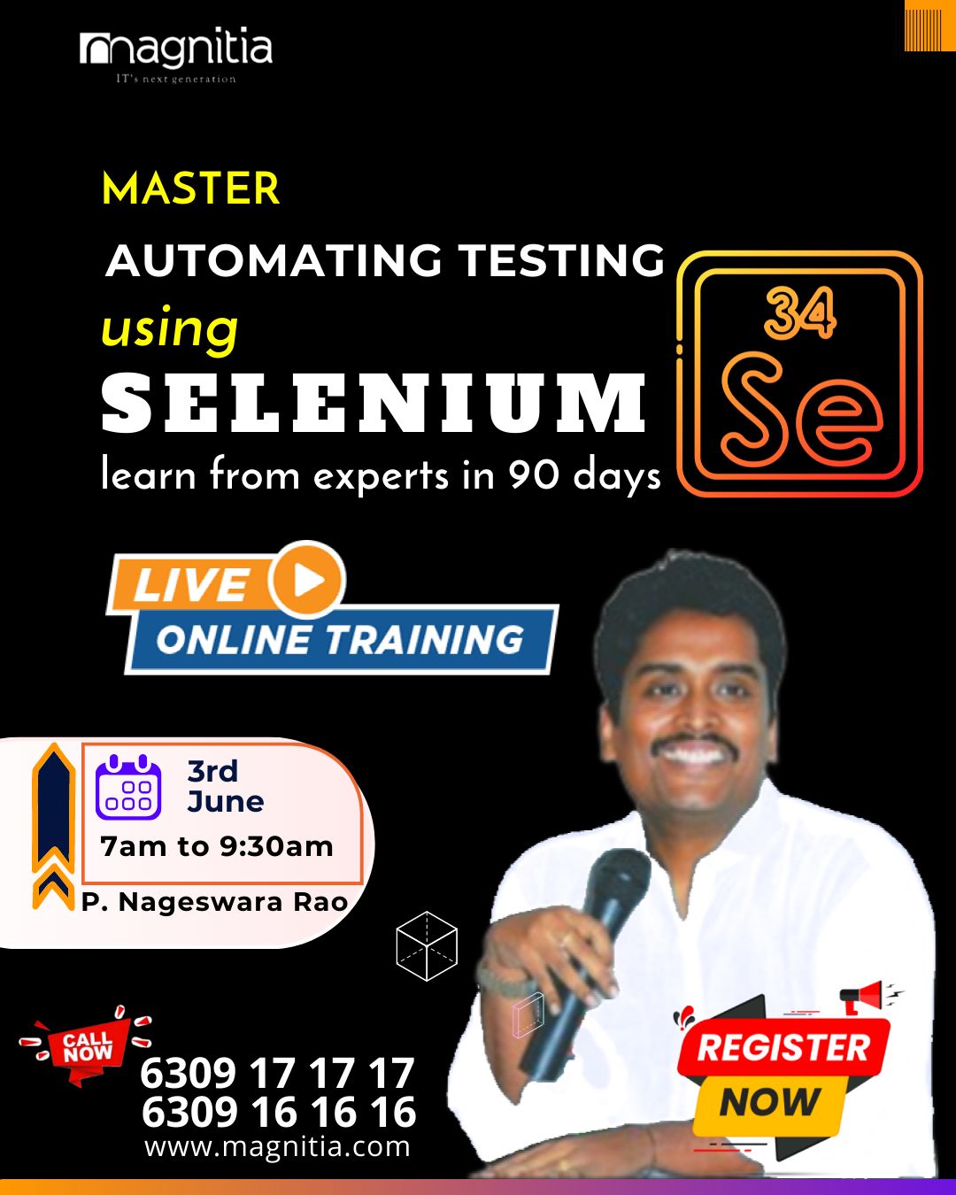 Magnitia on LinkedIn: Learn Automation Testing (Selenium with Java ... Magnitia on LinkedIn: Learn Automation Testing (Selenium with Java ...