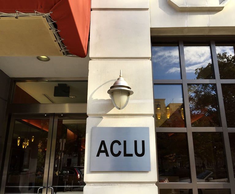 The National Law Journal on LinkedIn: Why the ACLU Is Representing the ... The National Law Journal on LinkedIn: Why the ACLU Is Representing the ...
