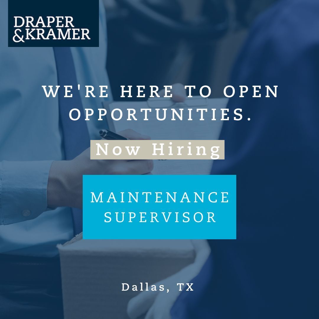 Draper and Kramer, Incorporated on LinkedIn: Join our team at Draper ... Draper and Kramer, Incorporated on LinkedIn: Join our team at Draper ...