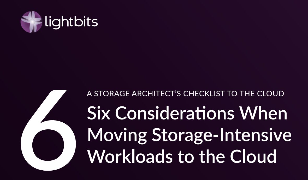 Lightbits Labs on LinkedIn: #cloudstorage #database #cloudmigration # ... Lightbits Labs on LinkedIn: #cloudstorage #database #cloudmigration # ...
