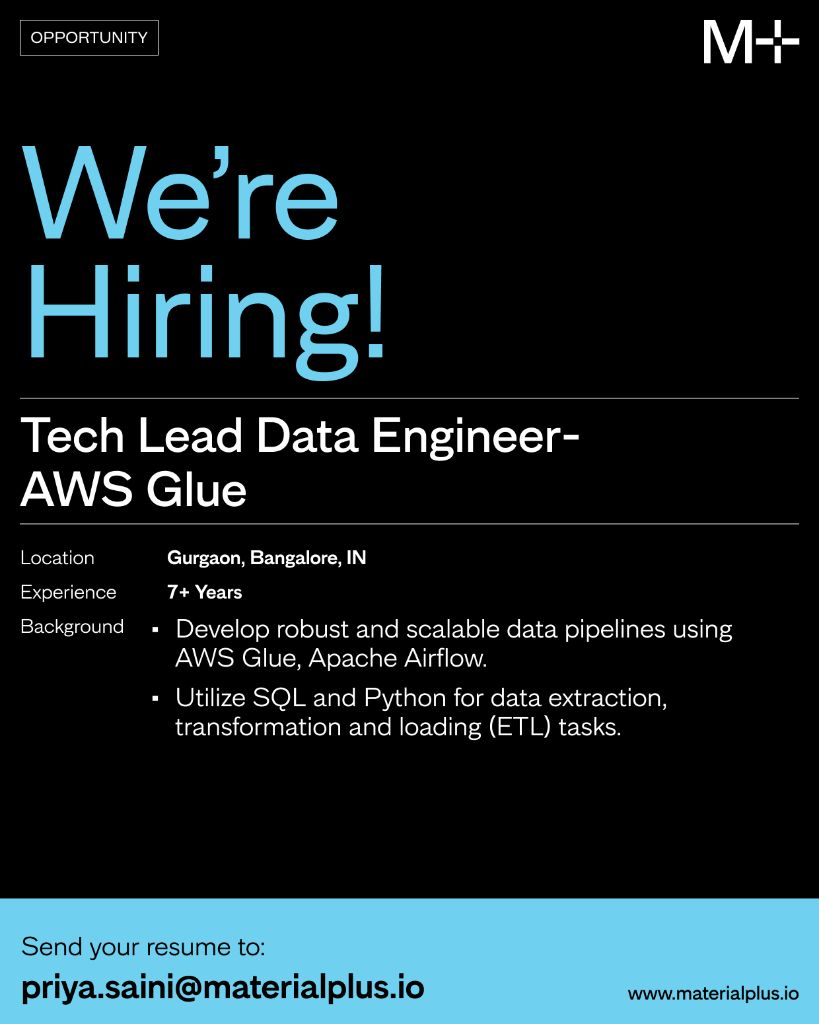 Rishi Kapoor on LinkedIn: #material #hiring #awsglue #apache #airflow # ... Rishi Kapoor on LinkedIn: #material #hiring #awsglue #apache #airflow # ...