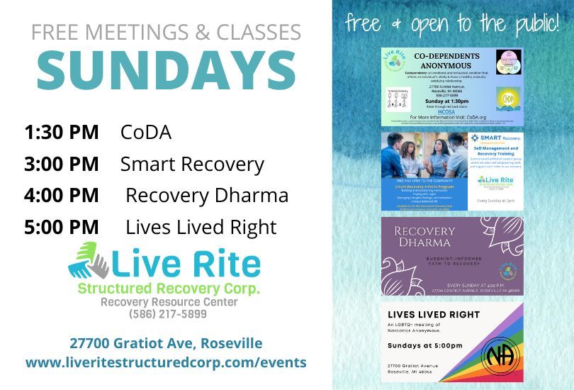Brenda Maks on LinkedIn: FREE Sunday programs at Live Rite! 1:30 p.m ... Brenda Maks on LinkedIn: FREE Sunday programs at Live Rite! 1:30 p.m ...