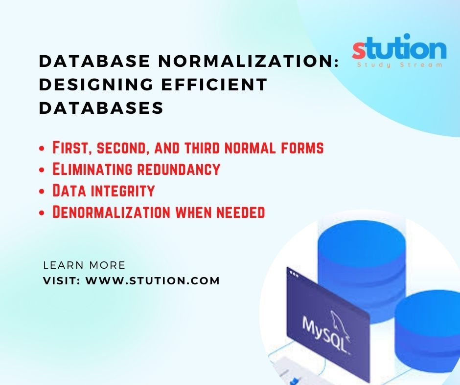 STution on LinkedIn: Database Normalization: Designing Efficient Databases STution on LinkedIn: Database Normalization: Designing Efficient Databases