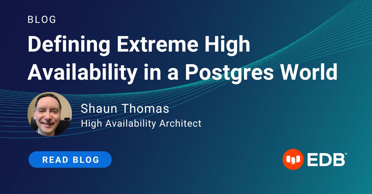 Pim Scholtus on LinkedIn: Defining Extreme High Availability in a ... Pim Scholtus on LinkedIn: Defining Extreme High Availability in a ...