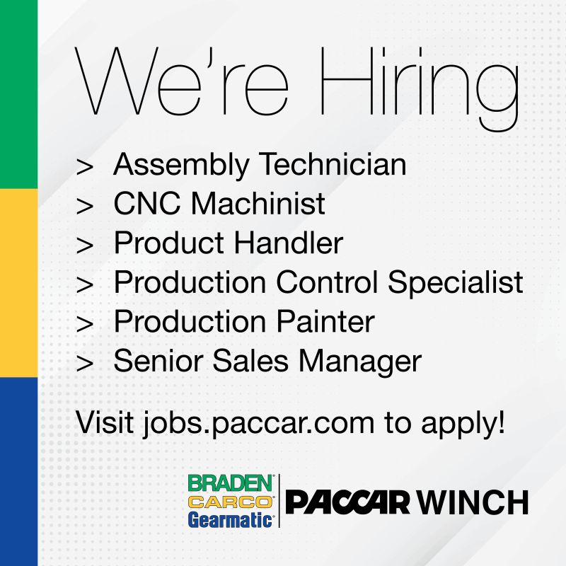 PACCAR Winch on LinkedIn: PACCAR Winch is currently hiring for ... PACCAR Winch on LinkedIn: PACCAR Winch is currently hiring for ...