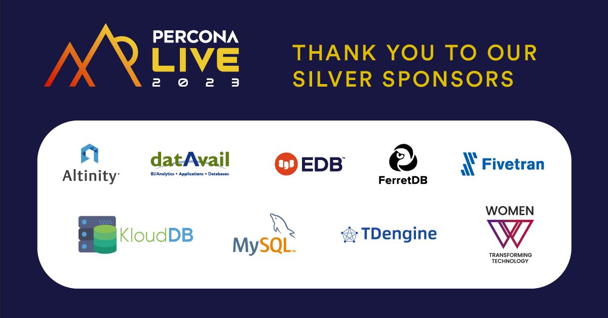 Percona on LinkedIn: Percona Live 2024 - Denver, Colorado Percona on LinkedIn: Percona Live 2024 - Denver, Colorado