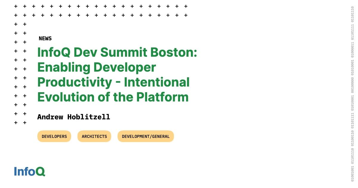 Craig Brown on LinkedIn: Enabling Developer Productivity: Intentional ... Craig Brown on LinkedIn: Enabling Developer Productivity: Intentional ...
