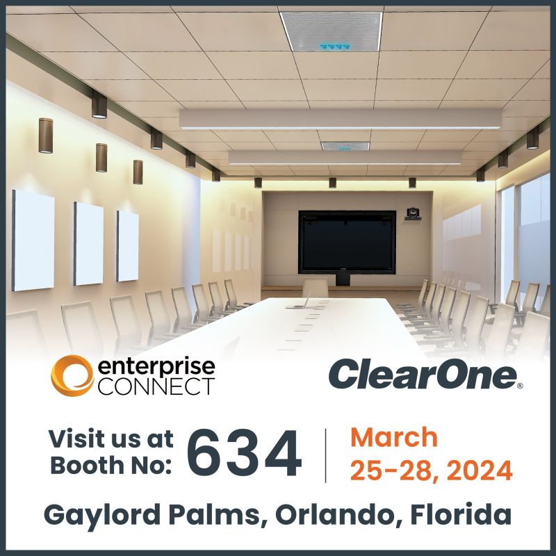 ClearOne on LinkedIn: Join us at Enterprise Connect 2024, Booth Number ... ClearOne on LinkedIn: Join us at Enterprise Connect 2024, Booth Number ...