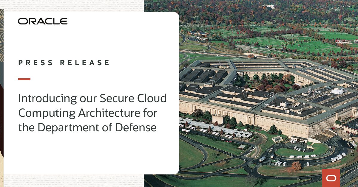 Robert Huie on LinkedIn: Oracle Introduces First Cloud Native Secure ... Robert Huie on LinkedIn: Oracle Introduces First Cloud Native Secure ...