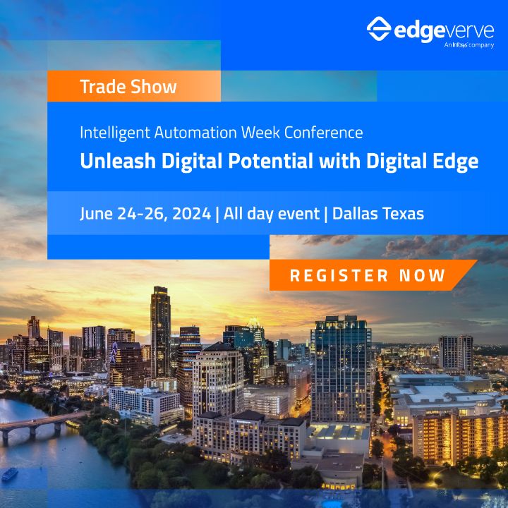 EdgeVerve on LinkedIn: Intelligent Automation Week Conference EdgeVerve on LinkedIn: Intelligent Automation Week Conference