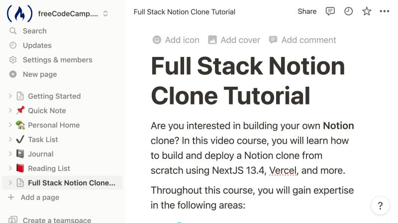 Luis Galindo on LinkedIn: Build and Deploy a Full Stack Notion Clone ... Luis Galindo on LinkedIn: Build and Deploy a Full Stack Notion Clone ...