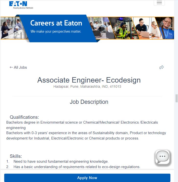 W3hiring on LinkedIn: Eaton Jobs 2024 Hiring Associate Engineer ... W3hiring on LinkedIn: Eaton Jobs 2024 Hiring Associate Engineer ...