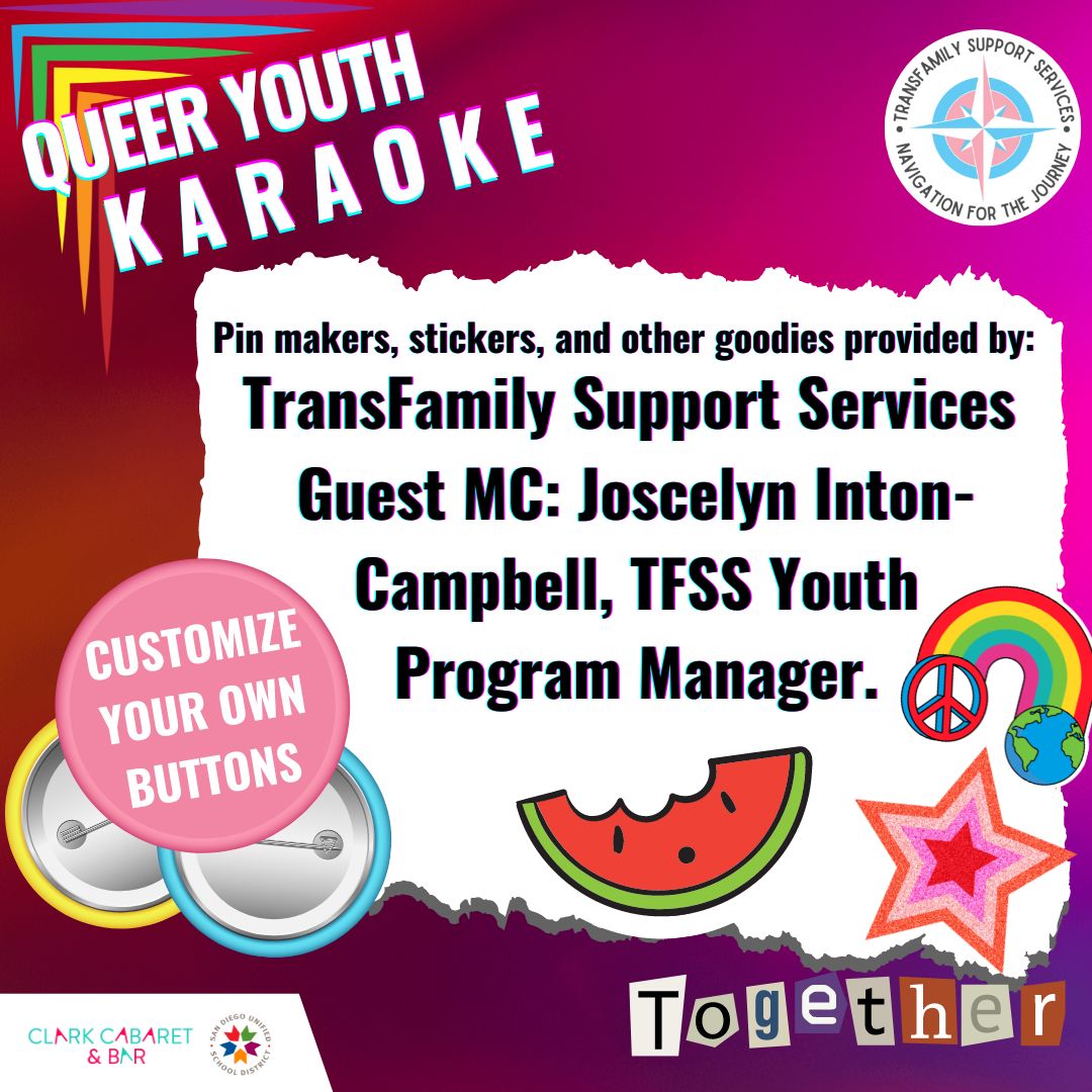 TransFamily Support Services on LinkedIn: #queeryouthkaraoke # ... TransFamily Support Services on LinkedIn: #queeryouthkaraoke # ...