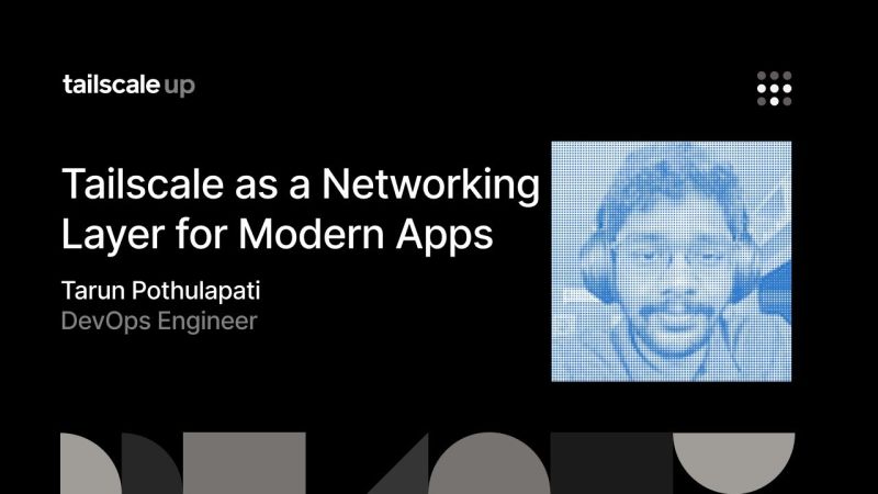 Tarun Pothulapati on LinkedIn: Tailscale Up: Tailscale as a Networking ... Tarun Pothulapati on LinkedIn: Tailscale Up: Tailscale as a Networking ...