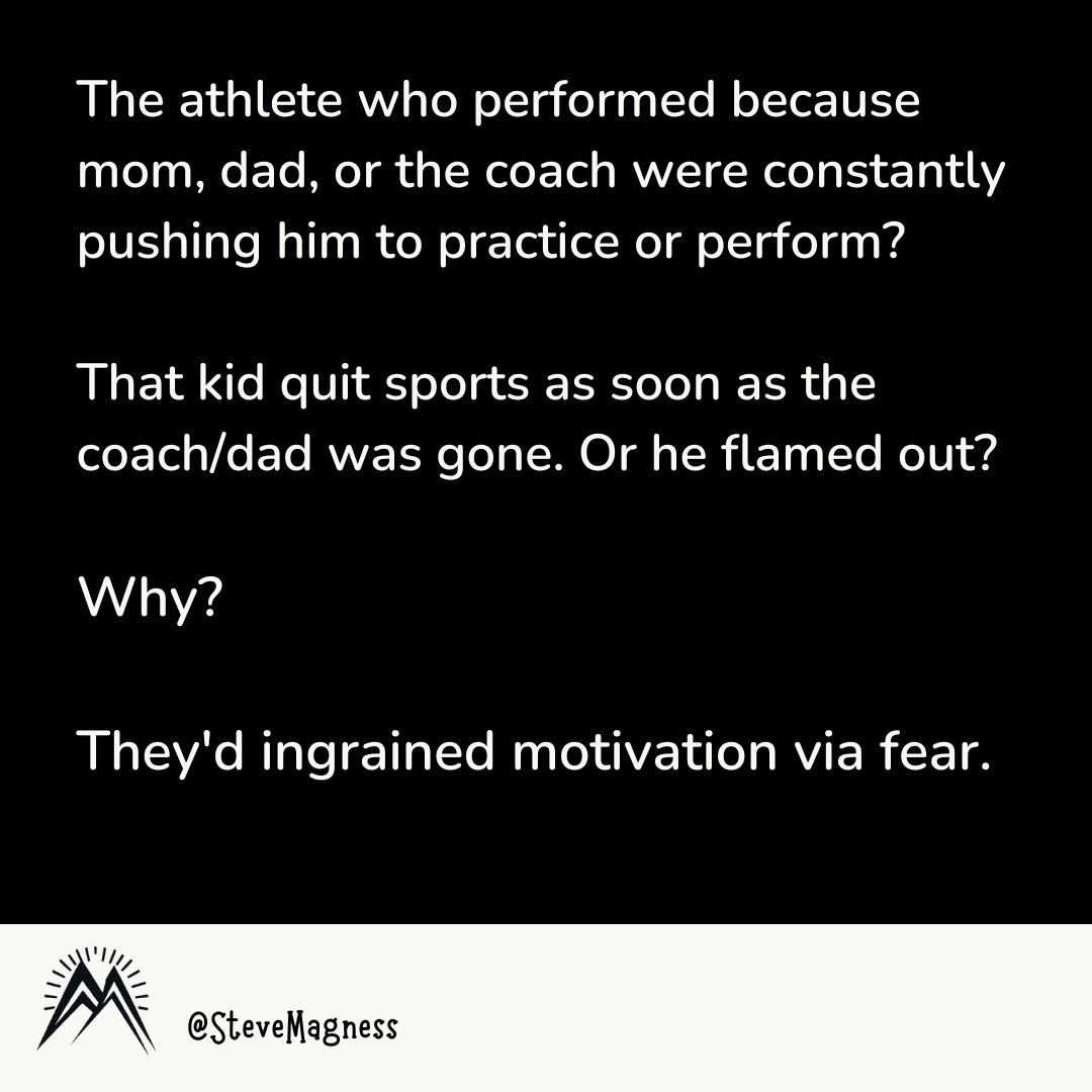 Steve Magness on LinkedIn: Don't ingrain fear. Steve Magness on LinkedIn: Don't ingrain fear.