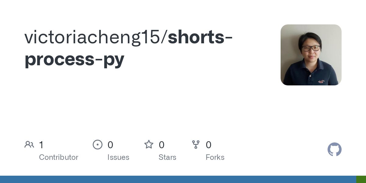Hsiu-Chia Cheng on LinkedIn: GitHub - victoriacheng15/shorts-process-py Hsiu-Chia Cheng on LinkedIn: GitHub - victoriacheng15/shorts-process-py