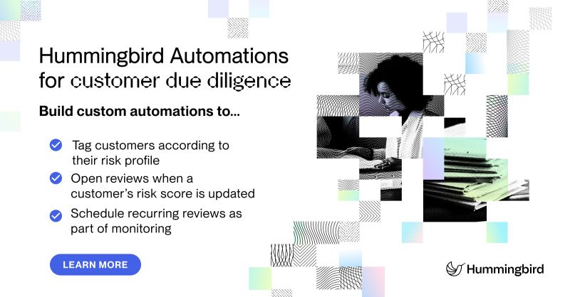 Hummingbird on LinkedIn: Real talk: your Customer Due Diligence program ... Hummingbird on LinkedIn: Real talk: your Customer Due Diligence program ...