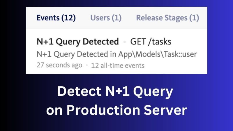 Laravel News on LinkedIn: Eloquent N+1 Query on Live Server? Send ... Laravel News on LinkedIn: Eloquent N+1 Query on Live Server? Send ...