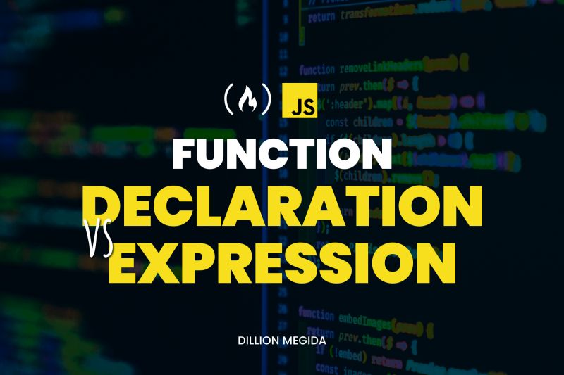 freeCodeCamp on LinkedIn: Function Declaration vs Function Expression freeCodeCamp on LinkedIn: Function Declaration vs Function Expression