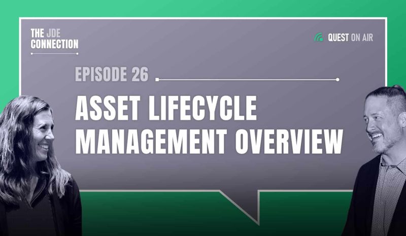 Quest JD Edwards Community on LinkedIn: The JDE Connection: Episode 26 ... Quest JD Edwards Community on LinkedIn: The JDE Connection: Episode 26 ...