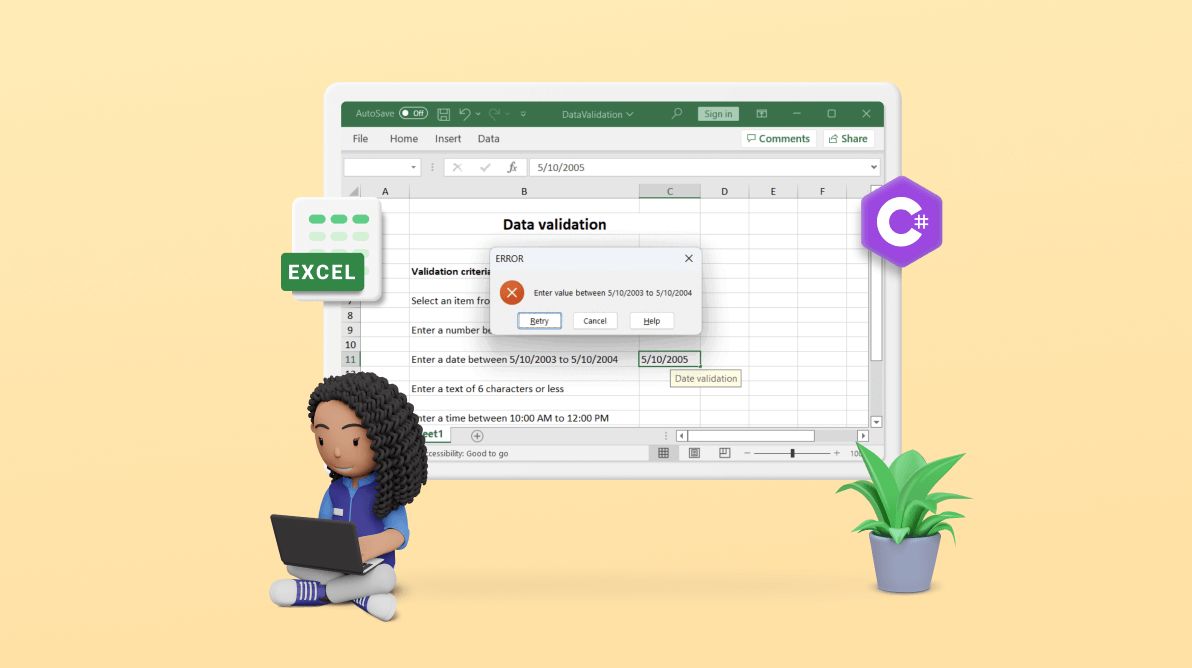 Syncfusion on LinkedIn: Implementing Data Validation in Excel Cells ... Syncfusion on LinkedIn: Implementing Data Validation in Excel Cells ...