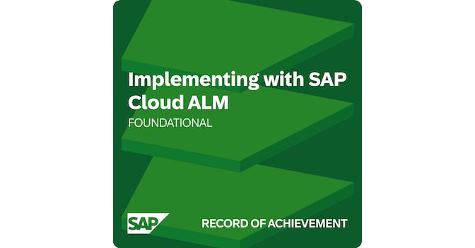 Nikhil Chawla on LinkedIn: Implementing with SAP Cloud ALM - Record of ... Nikhil Chawla on LinkedIn: Implementing with SAP Cloud ALM - Record of ...
