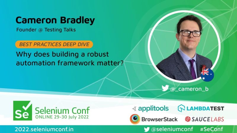 Selenium Conference (India) on LinkedIn: Why does building a robust ... Selenium Conference (India) on LinkedIn: Why does building a robust ...