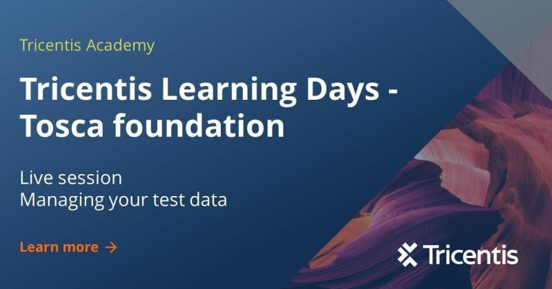 Sarah Reinhardt, PMP on LinkedIn: Tricentis Learning Days - Tosca ... Sarah Reinhardt, PMP on LinkedIn: Tricentis Learning Days - Tosca ...