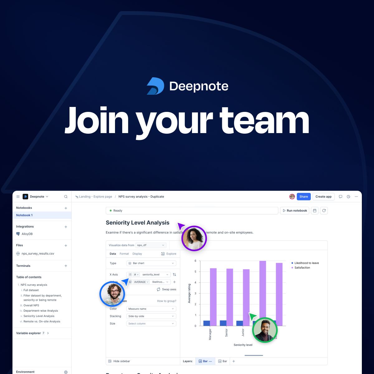 Deepnote on LinkedIn: Deepnote: Analytics and data science notebook for ... Deepnote on LinkedIn: Deepnote: Analytics and data science notebook for ...