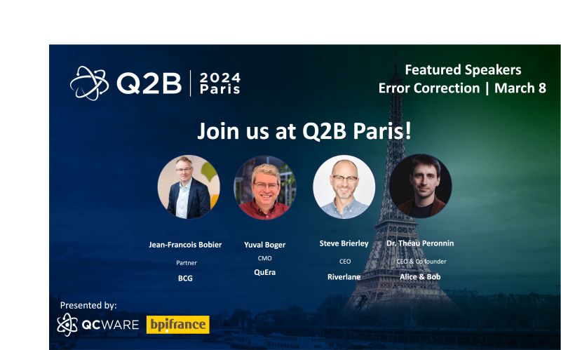 Yuval Boger on LinkedIn: #q2bparis Yuval Boger on LinkedIn: #q2bparis