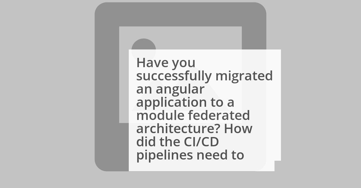 Angular Jobs on LinkedIn: Migrating an angular application to Module ... Angular Jobs on LinkedIn: Migrating an angular application to Module ...