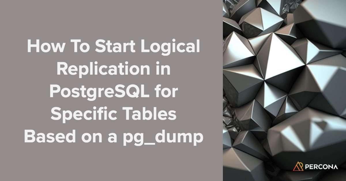 Manosh Malai on LinkedIn: How To Start Logical Replication in ... Manosh Malai on LinkedIn: How To Start Logical Replication in ...