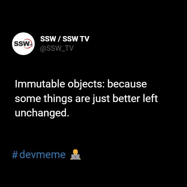 SSW on LinkedIn: #programmingisfun #programminglanguage #programmingquote SSW on LinkedIn: #programmingisfun #programminglanguage #programmingquote