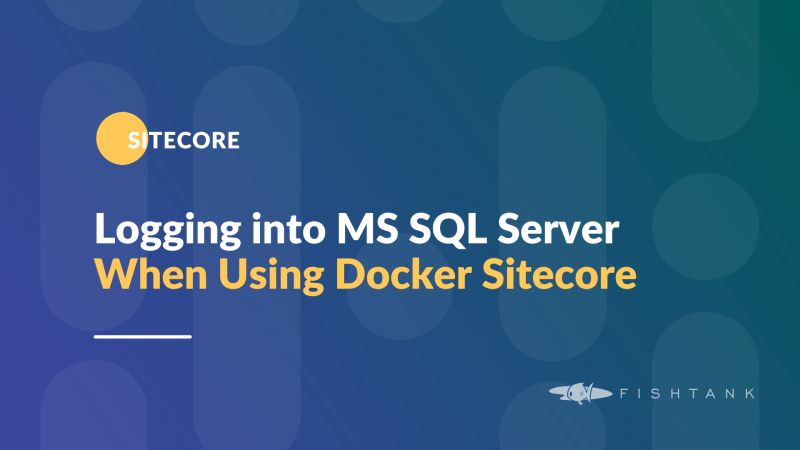 Learn how to manage MS SQL Server in a Docker, Inc environment with our ... Learn how to manage MS SQL Server in a Docker, Inc environment with our ...