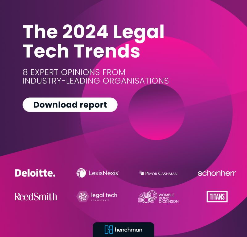 Henchman on LinkedIn: The 2024 Legal Tech Trends Report Henchman on LinkedIn: The 2024 Legal Tech Trends Report
