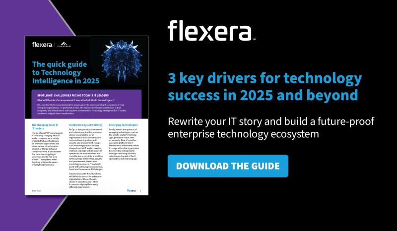 Flexera on LinkedIn: The Quick Guide to Rewriting IT with Technology ... Flexera on LinkedIn: The Quick Guide to Rewriting IT with Technology ...
