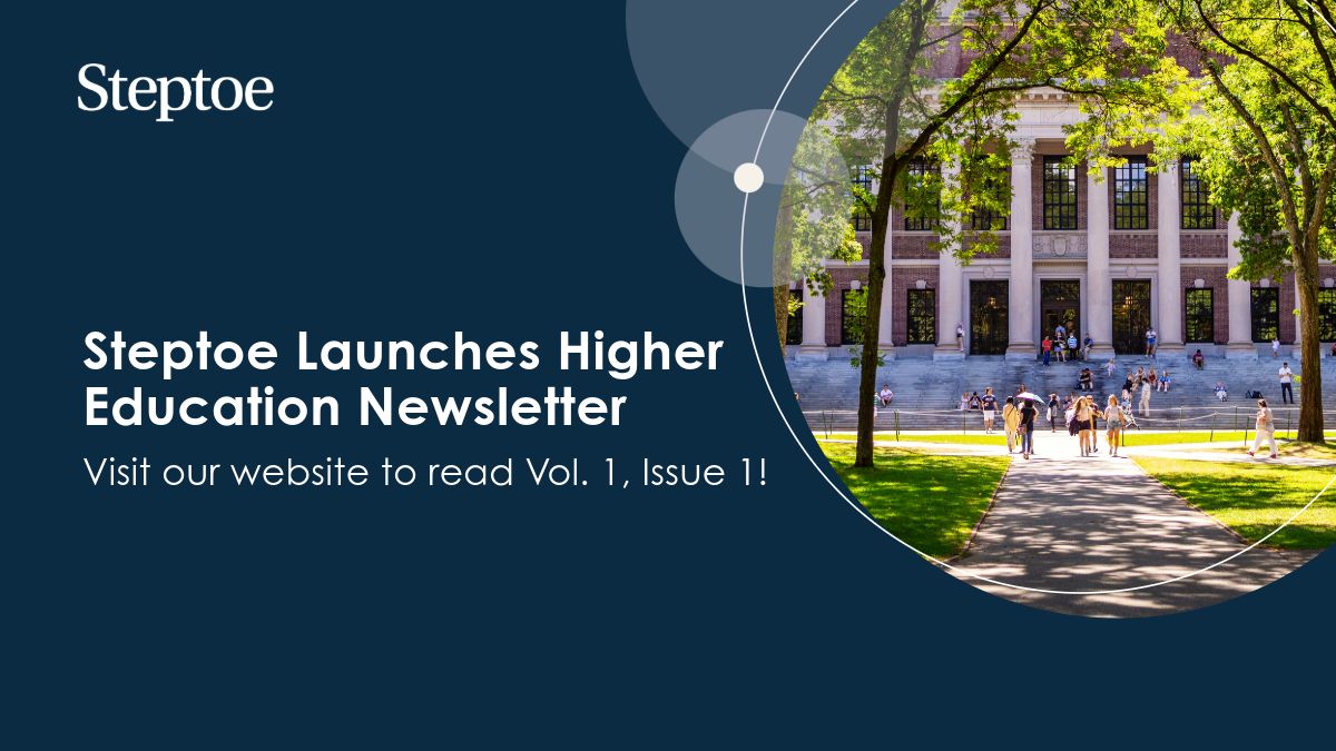 Robyn Crowther on LinkedIn: Steptoe Higher Education Newsletter Robyn Crowther on LinkedIn: Steptoe Higher Education Newsletter