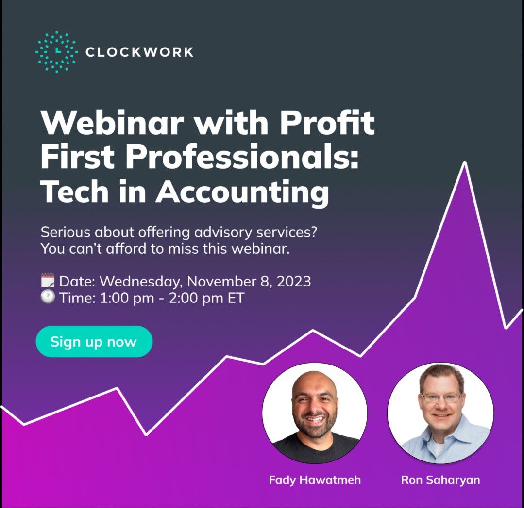 Join Profit First Professionals for a webinar on finance tech ... Join Profit First Professionals for a webinar on finance tech ...