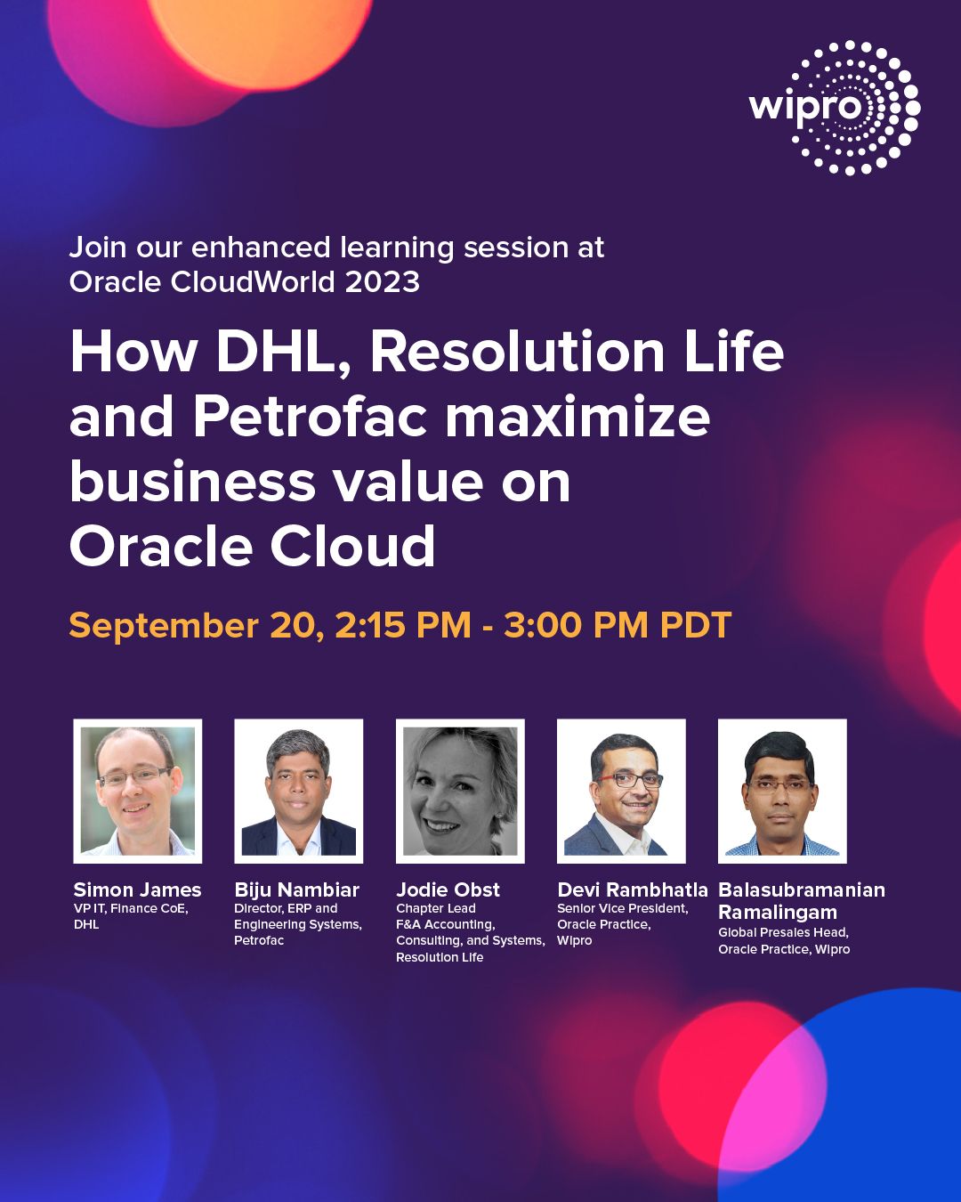 Nitin Kapoor on LinkedIn: #wipro #ocw #cloudworld #wipro #cloud Nitin Kapoor on LinkedIn: #wipro #ocw #cloudworld #wipro #cloud
