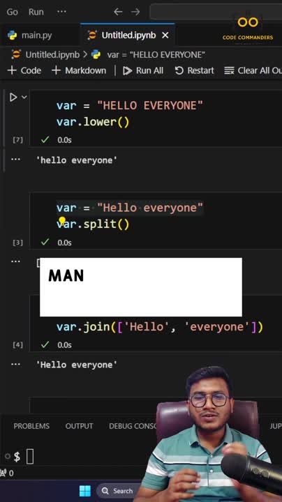 Code Commanders on LinkedIn: #pythonprogramming #stringmanipulation # ... Code Commanders on LinkedIn: #pythonprogramming #stringmanipulation # ...