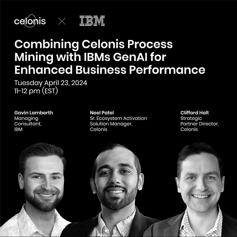 Kevin Wholihan on LinkedIn: Combining Celonis Process Mining with IBMs ... Kevin Wholihan on LinkedIn: Combining Celonis Process Mining with IBMs ...