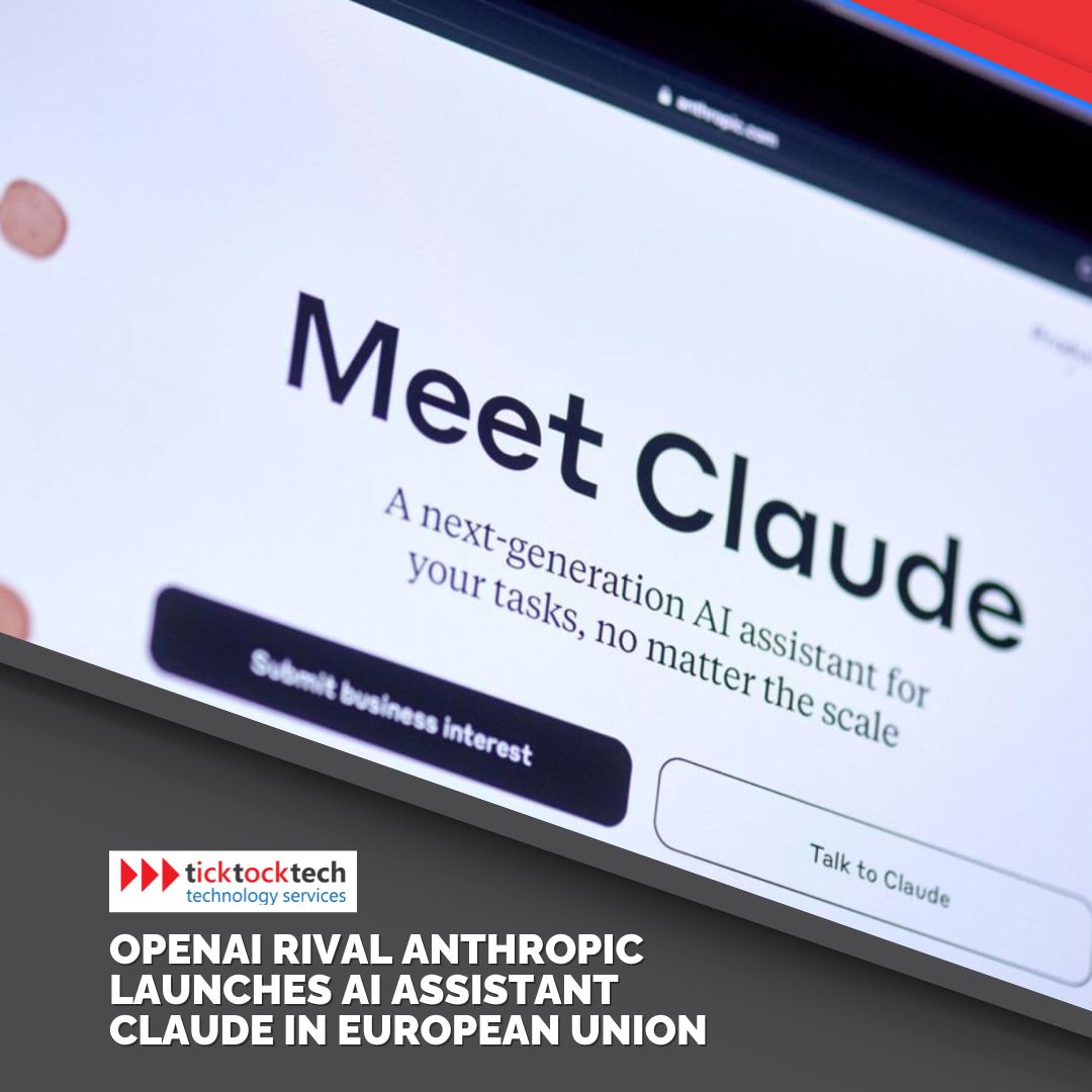 TickTockTech on LinkedIn: OpenAI rival Anthropic launches AI assistant ... TickTockTech on LinkedIn: OpenAI rival Anthropic launches AI assistant ...