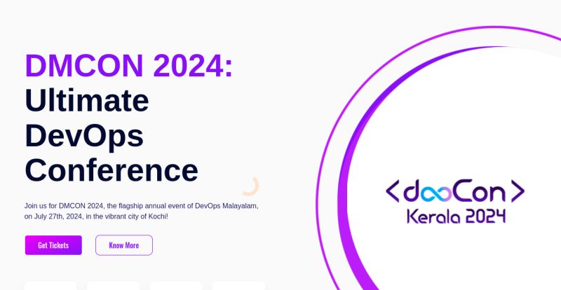 Gineesh Madapparambath on LinkedIn: DMCON 2024: Calling All DevOps ... Gineesh Madapparambath on LinkedIn: DMCON 2024: Calling All DevOps ...