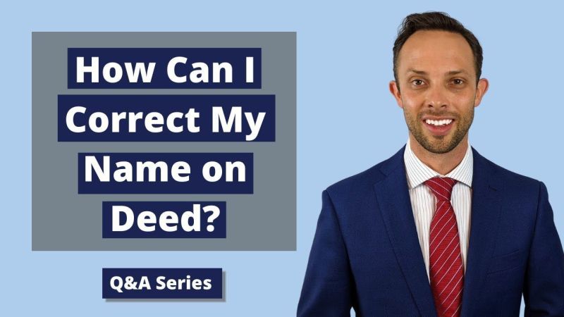 Thomas Burton on LinkedIn: How Can I Correct My Name on Deed in Wisconsin? Thomas Burton on LinkedIn: How Can I Correct My Name on Deed in Wisconsin?
