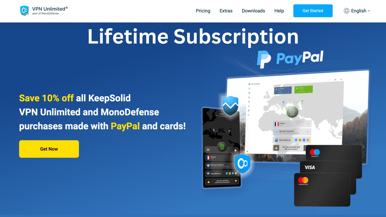 VPN Unlimited Lifetime Subscription - Fast & Secure VPN service VPN Unlimited Lifetime Subscription - Fast & Secure VPN service