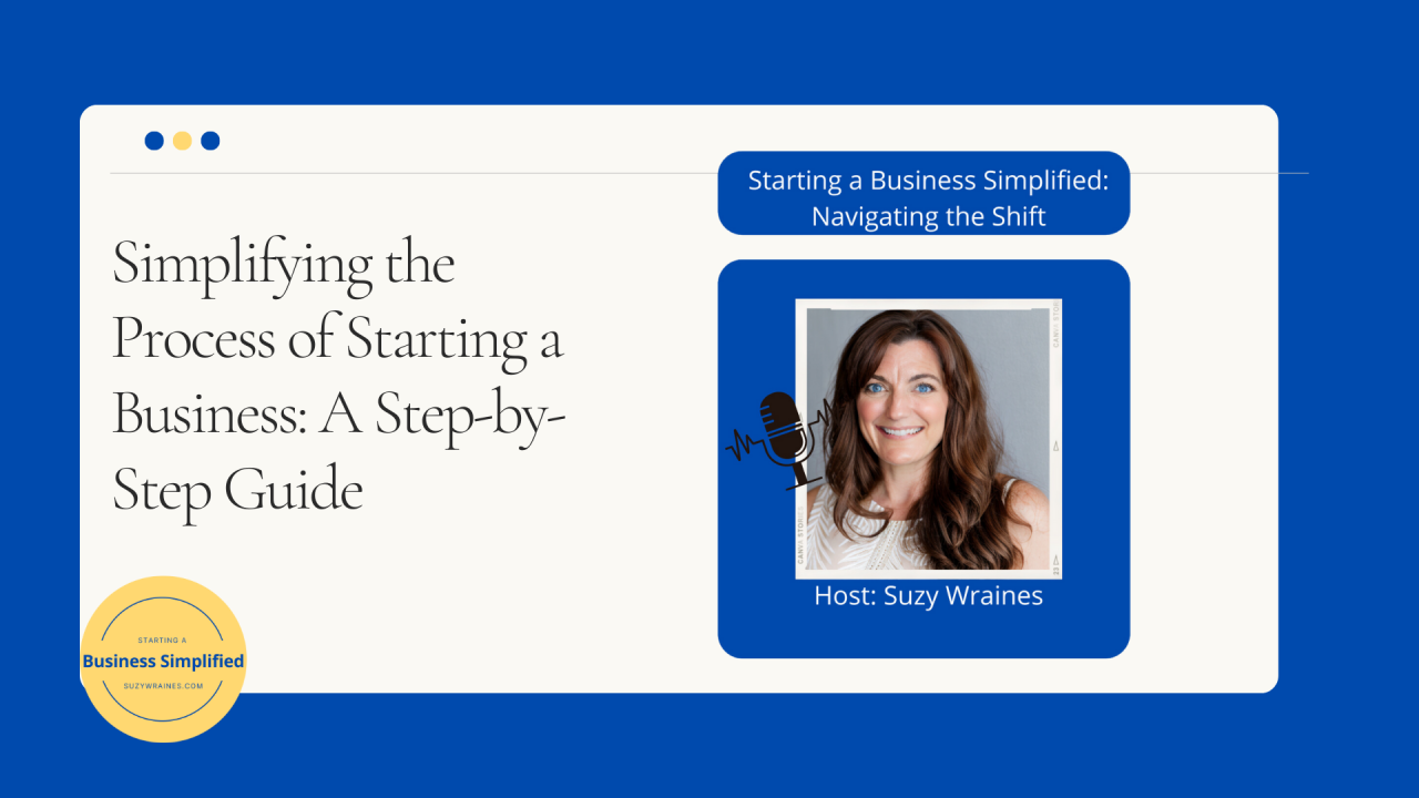 Simplifying the Process of Starting a Business Simplifying the Process of Starting a Business